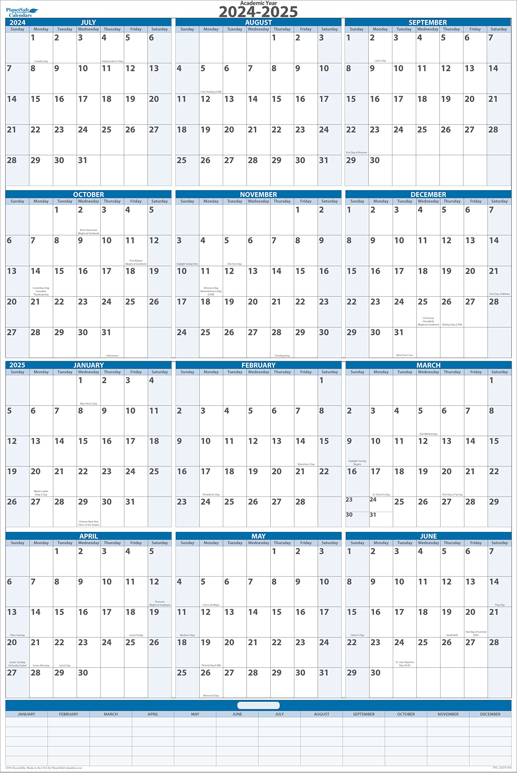 Open Sky International Paris Calendar 2024-2025 [PDF]
